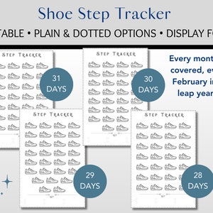 Steps Tracker | Printable Steps Tracker | Digital Steps Tracker ...