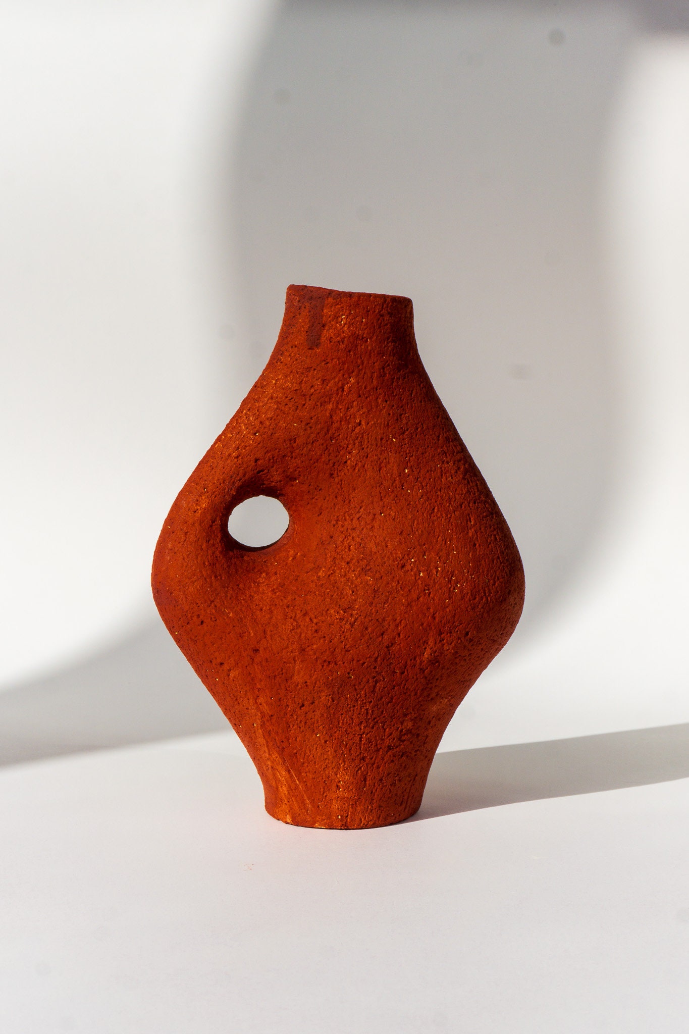Tiny Amorphous Ceramic Vase, Unique Handmade Flower Vase, Elegant and ...