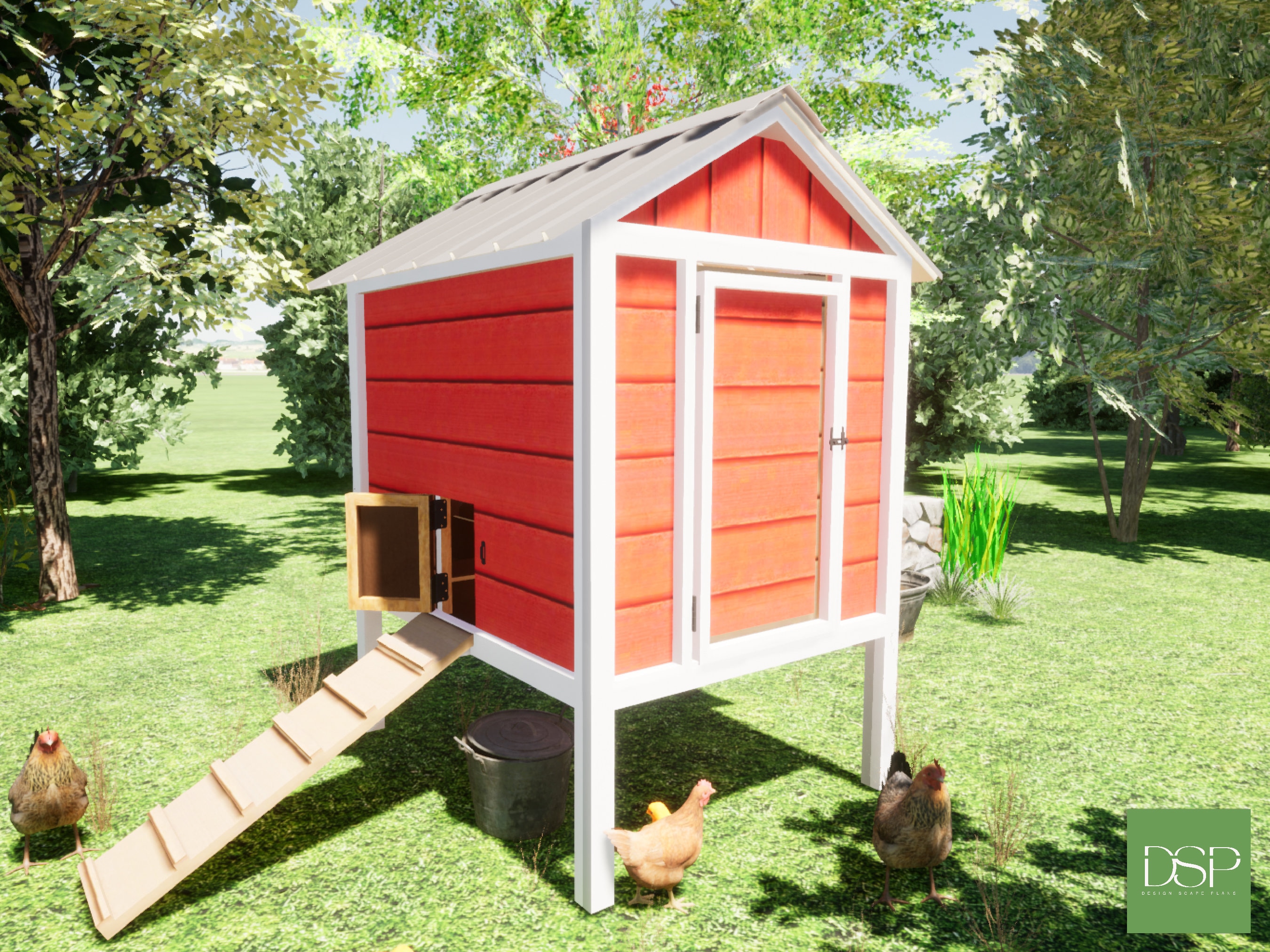 Chicken Coop Plans, Chicken Coop, Coop Chickens, DIY Plans, DIY Chicken ...