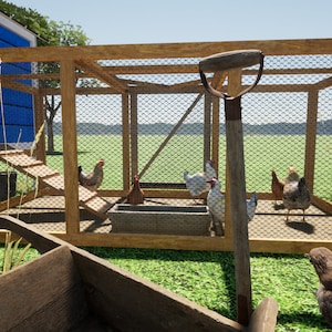 Chicken Run Plans, Chicken Run, Chicken Coop Run Building Plans, DIY ...