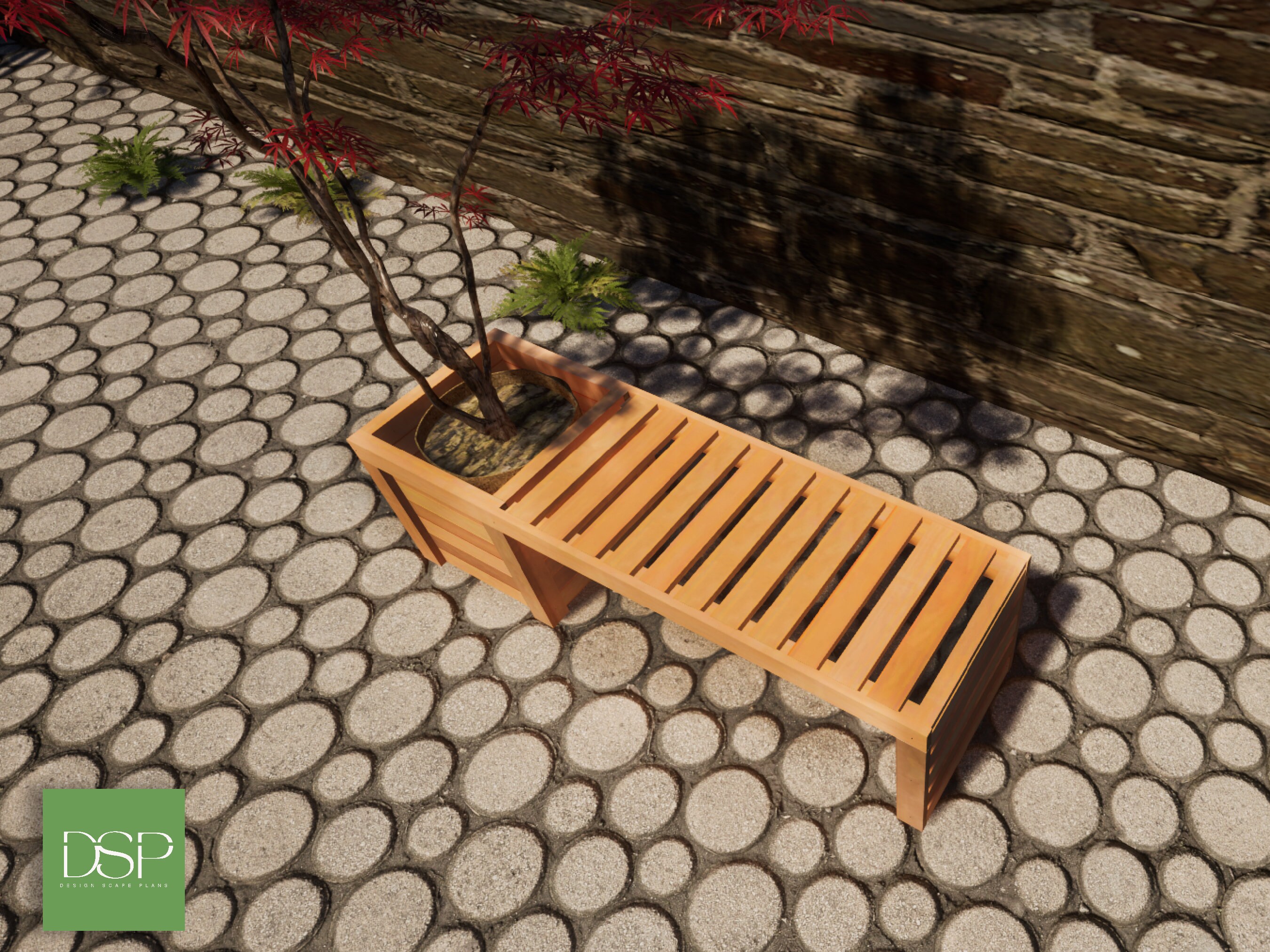 Planter Bench DIY Plans | Easy Woodwork Project | Garden Bench ...