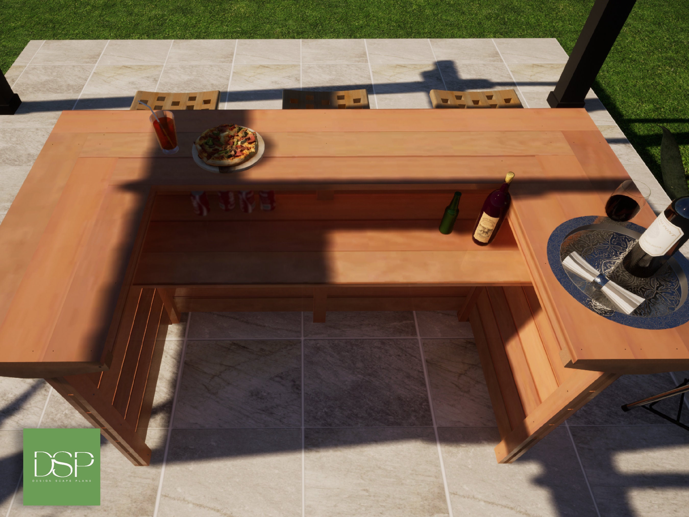 DIY Outdoor Bar Plans - Etsy