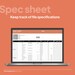 Marketing Campaign Assets Tracker | Google Sheets | Deliverables List ...