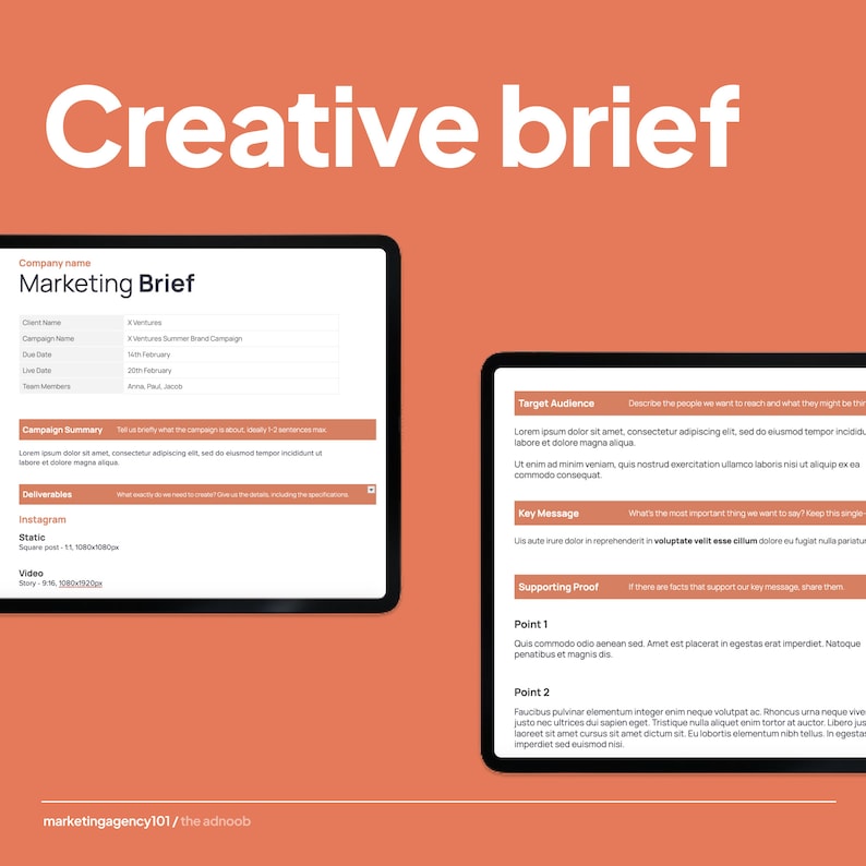 Marketing Campaign Brief Template With Examples | Google Docs ...