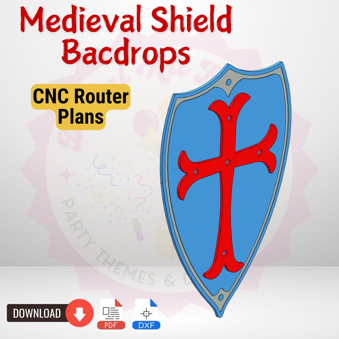 Medieval Shield CNC Router Plans: Authentic Designs for Historical ...
