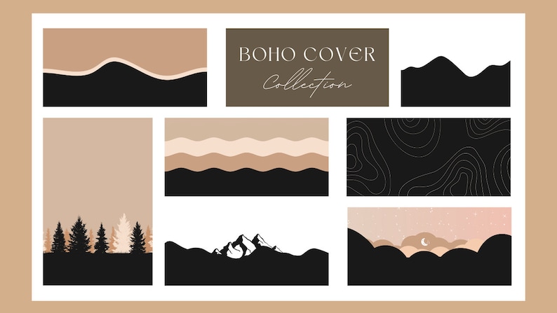 Notion Covers: Boho Style, Bohemian Page Aesthetic, and Cover Pack ...