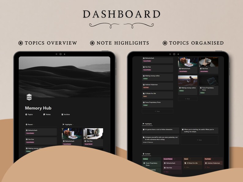 Digital Note-taking and Topic-saving Hub | Personal Knowledge Base ...