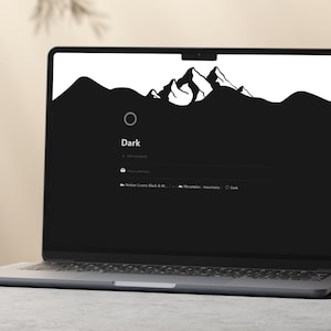 Notion Covers: Monochrome Style, Black & White Page Aesthetic, and ...