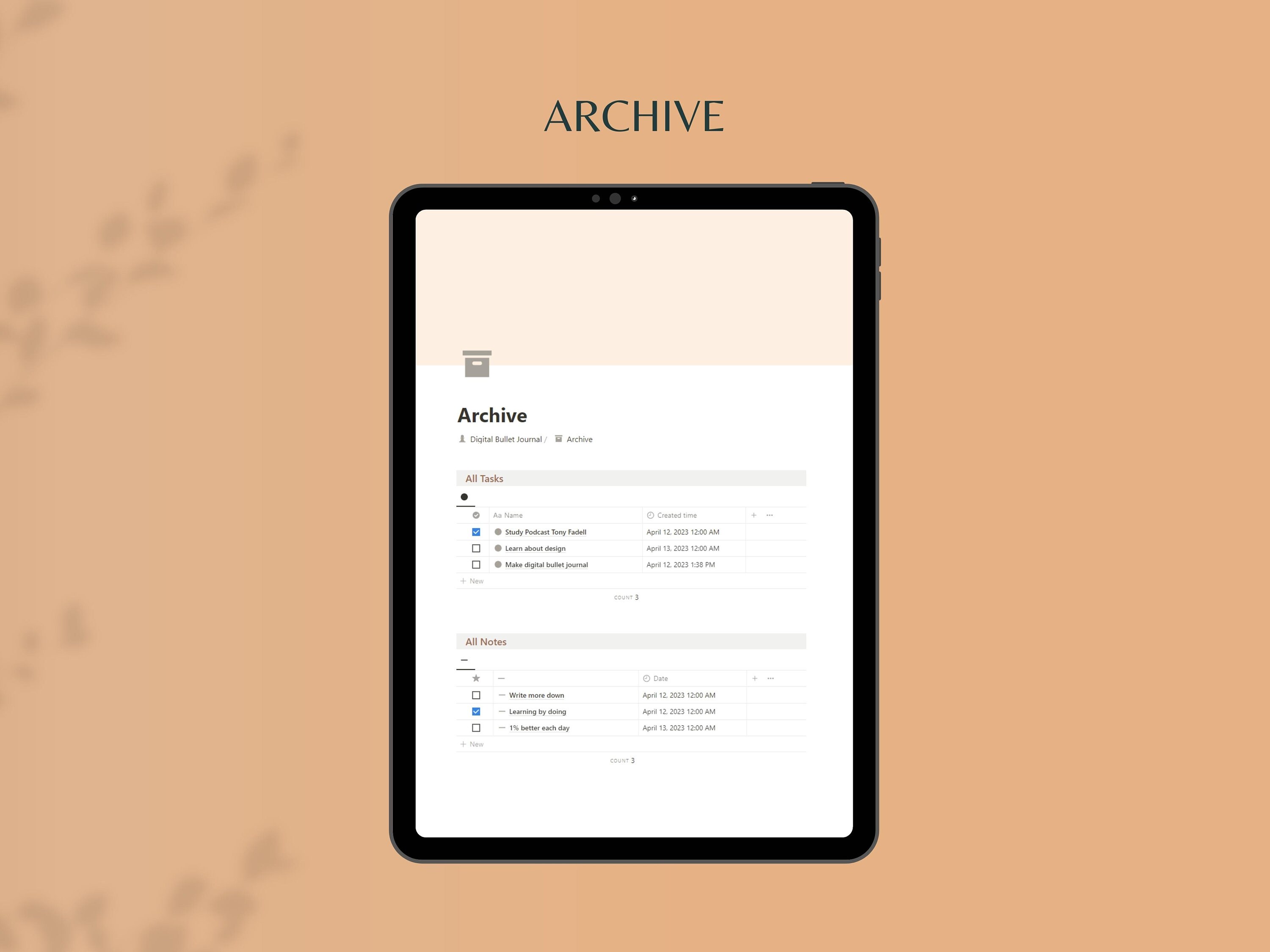 Notion Template, Digital Bullet Journal, All in One Life Planner, Daily ...