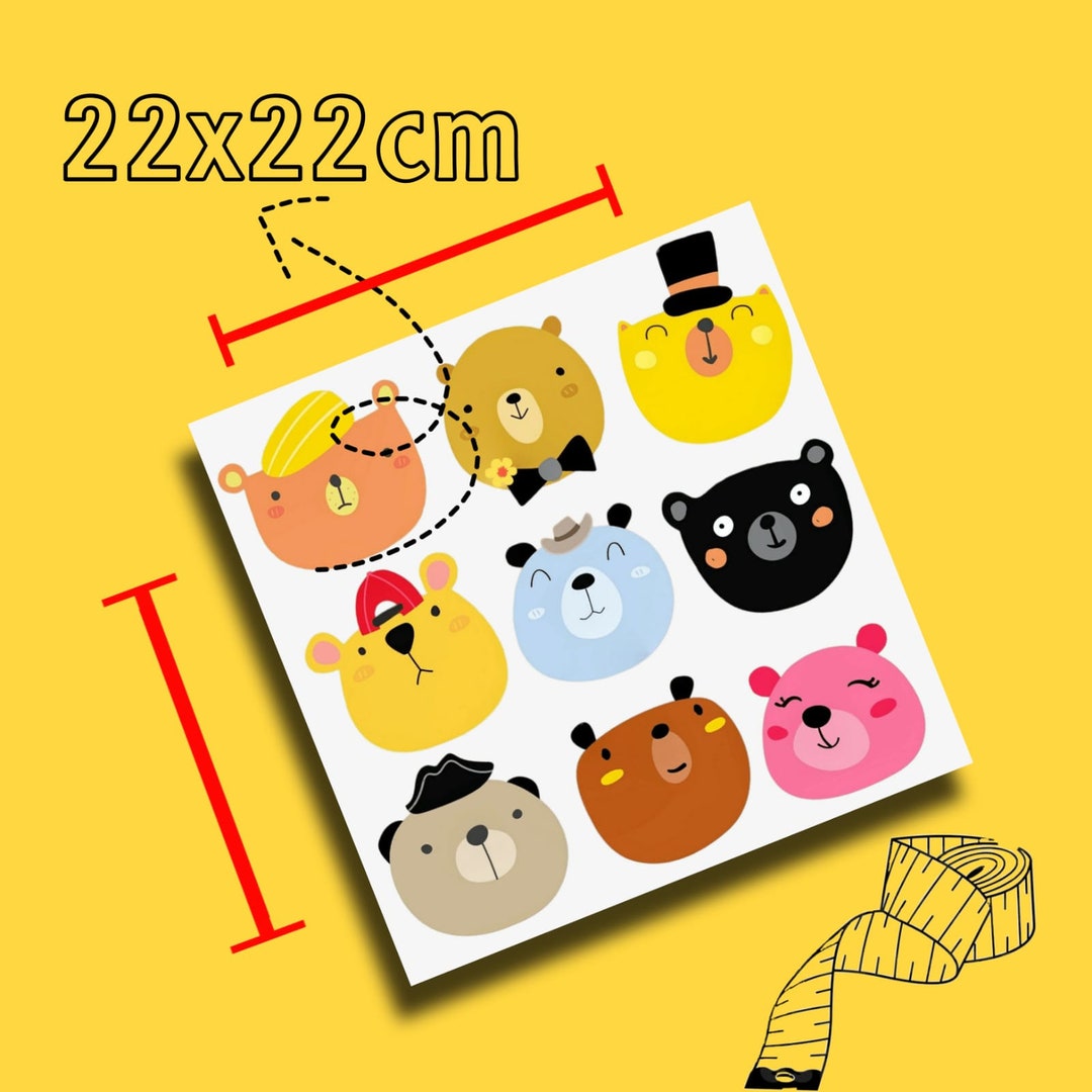 Cute Looking Stickers for Kids to Be Put on Everything Cute - Etsy ...