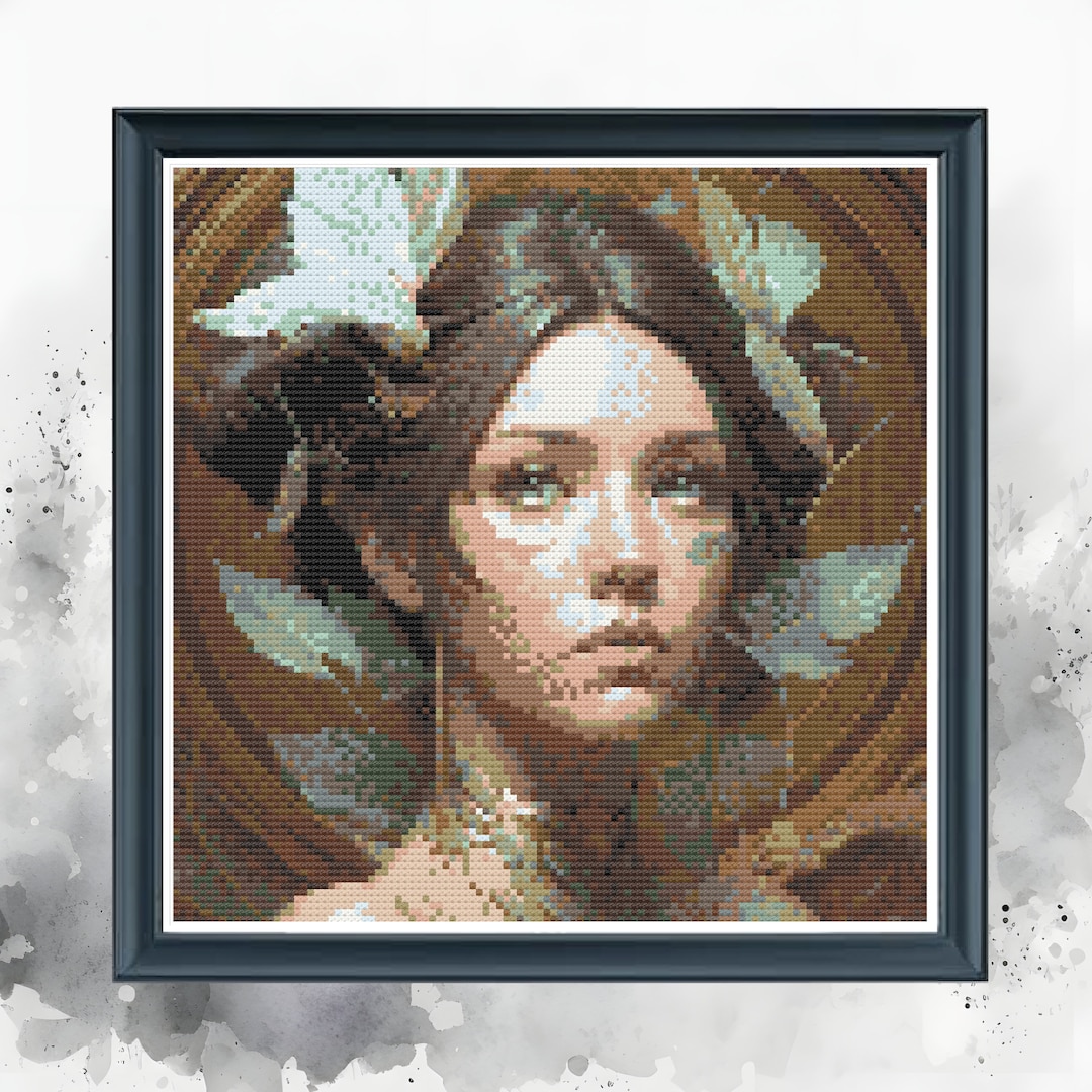 Goddess of August Full Coverage Cross Stitch Pattern Counted Cross ...