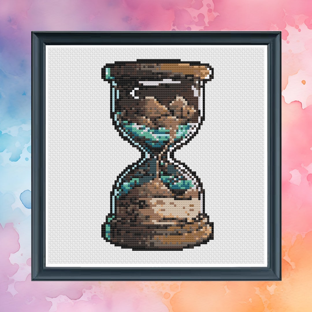Memento Mori - Hourglass - Cross Stitch Pattern - Counted Cross Stitch ...