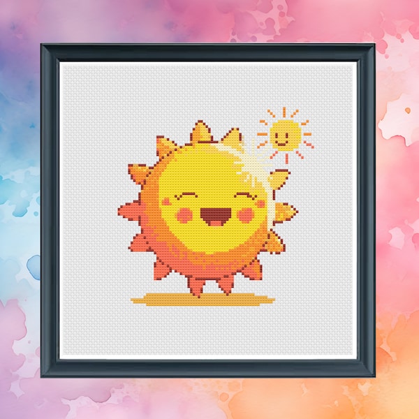 Sunshine Cross Stitch Pattern - Etsy