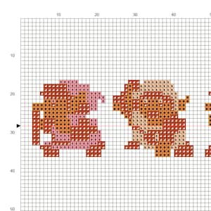 Legend of Zelda - Link - Cross Stitch Pattern - Counted Cross Stitch ...