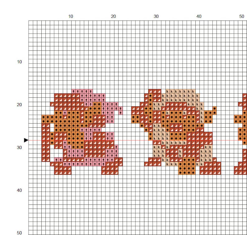 Legend of Zelda - Link - Cross Stitch Pattern - Counted Cross Stitch ...