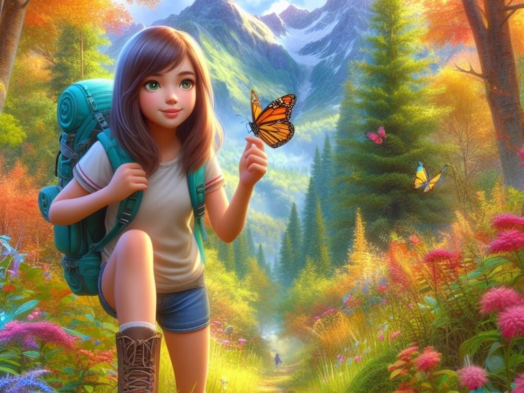 Hiking Girl Poster - Etsy
