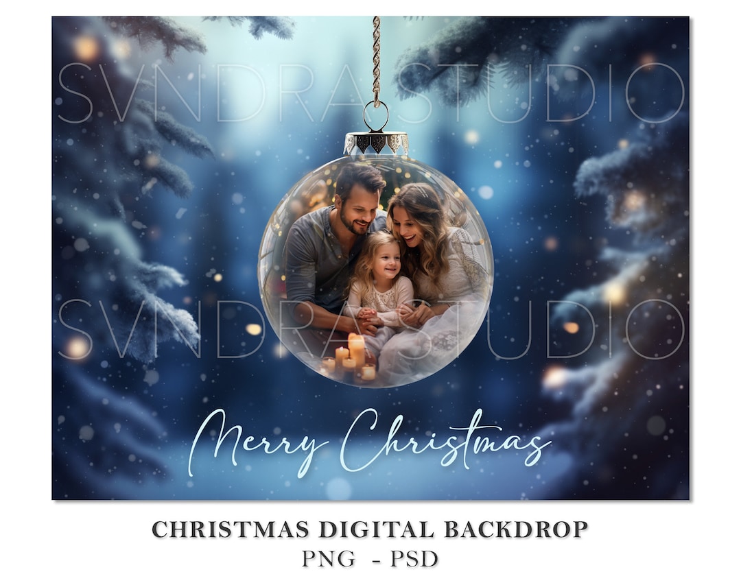 Christmas Digital Backdrop, Christmas Digital Background Photography ...