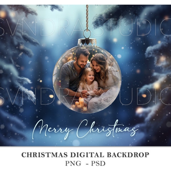 Christmas Digital Background - Etsy