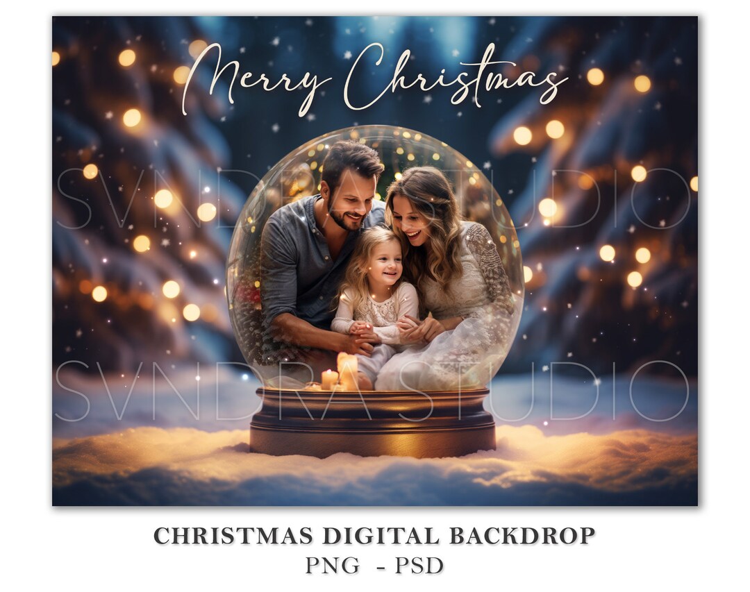 Christmas Digital Backdrop, Christmas Digital Background Photography ...