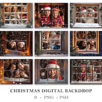 Christmas Overlay - Etsy