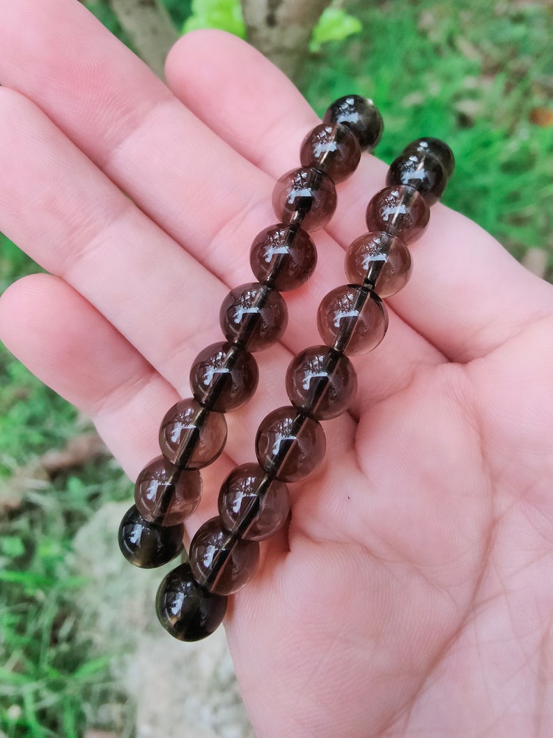 Smoky Quartz Bracelet, Grounding Stone, Healing Crystals & Stone ... Smoky Quartz Bracelet, Grounding Stone, Healing Crystals & Stone ...