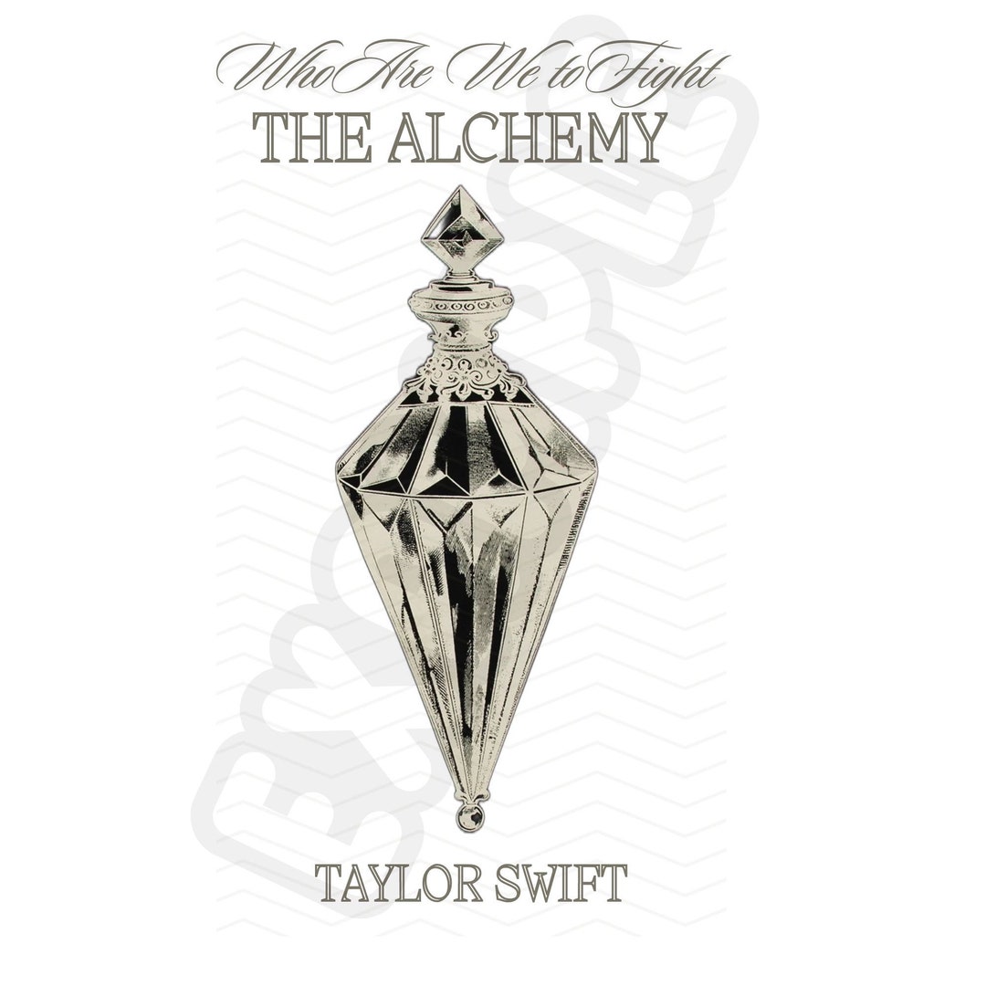 TTPD “who Are We to Fight the Alchemy” New Lyrics Merch Design T Swift ...