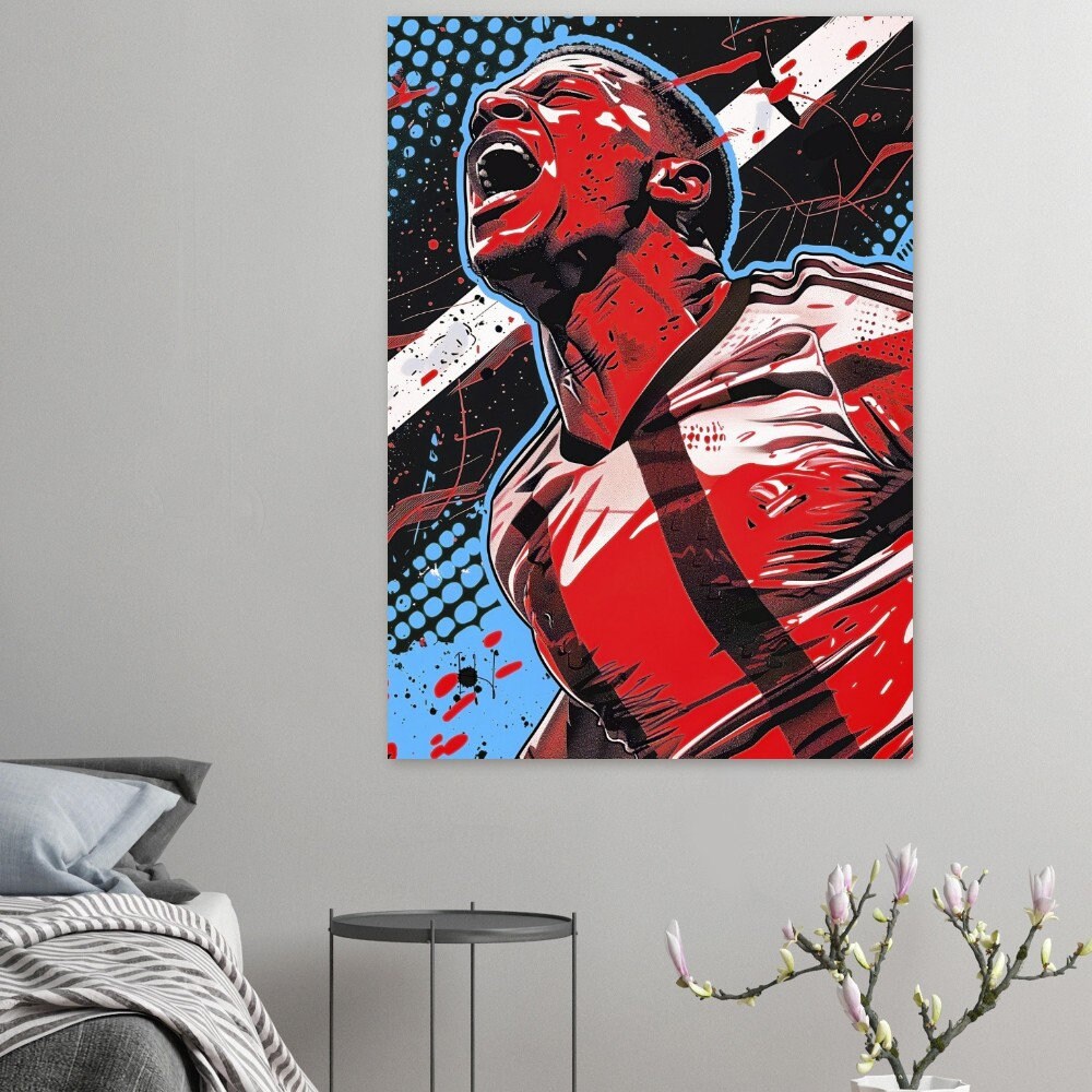 Poster Portraits Kylian Mbappé 4 Wall Art Painting - Etsy