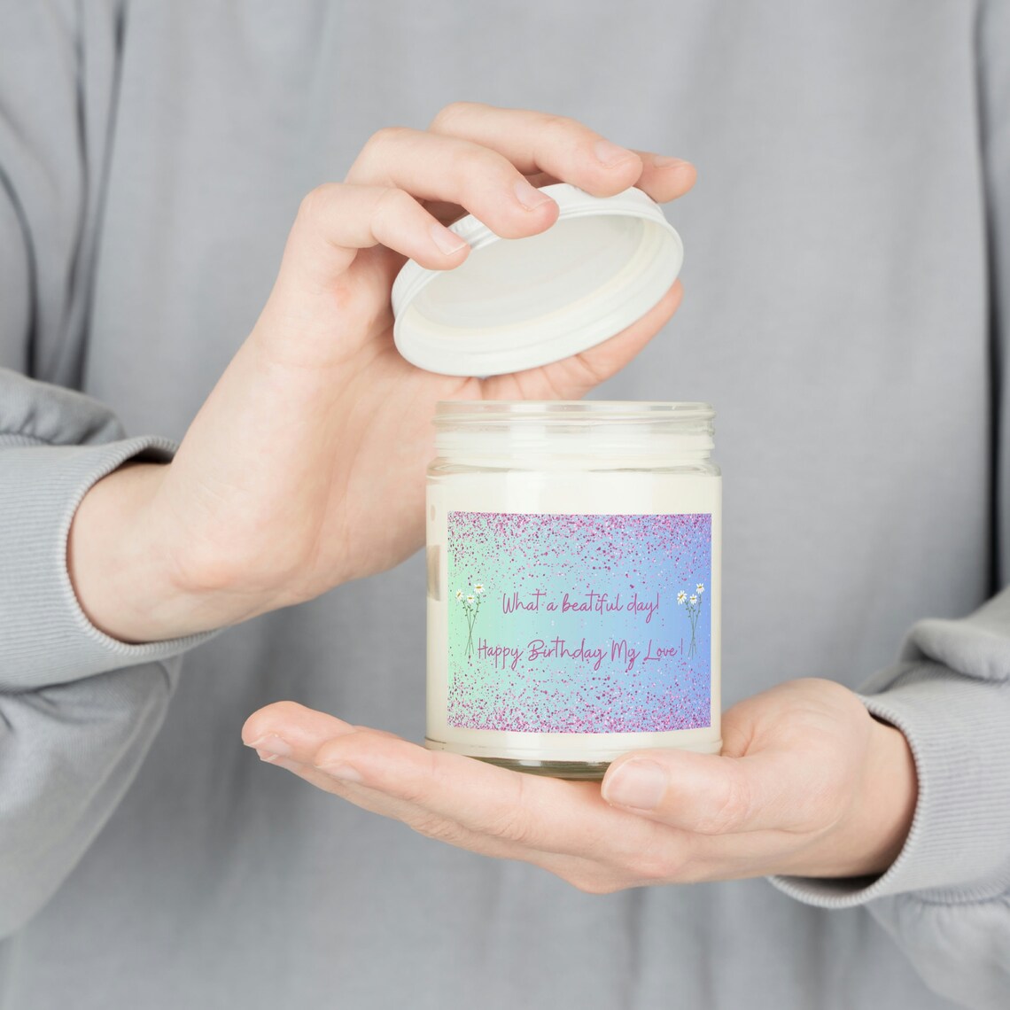 Personalized Birthdate Candle, Beatiful Day, Condle for Love, Happy ...