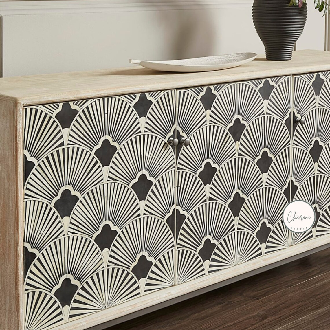 Bone Inlay Media Console, Bone Inlay Dresser, Bone Inlay Dresser With ...