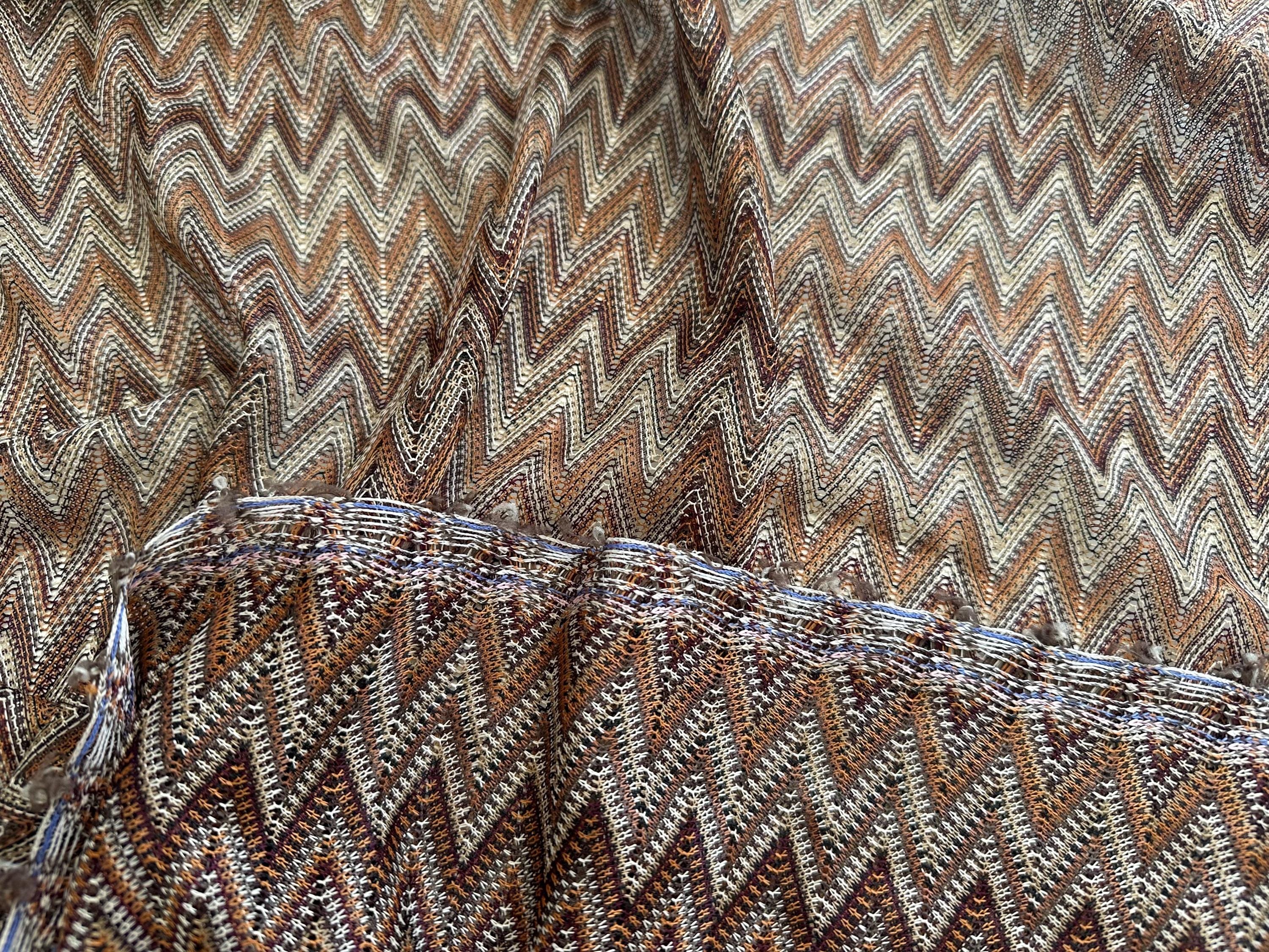 Brown Zig Zag Chevron Knit Fabric - Etsy