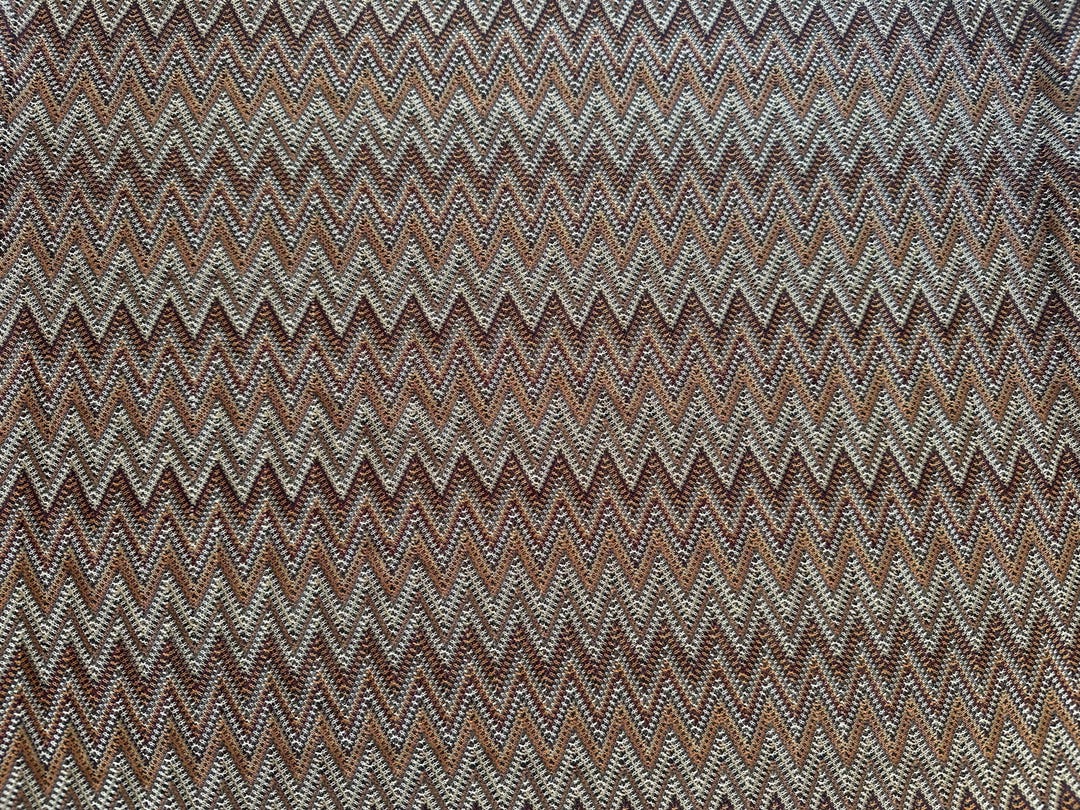 Brown Zig Zag Chevron Knit Fabric - Etsy