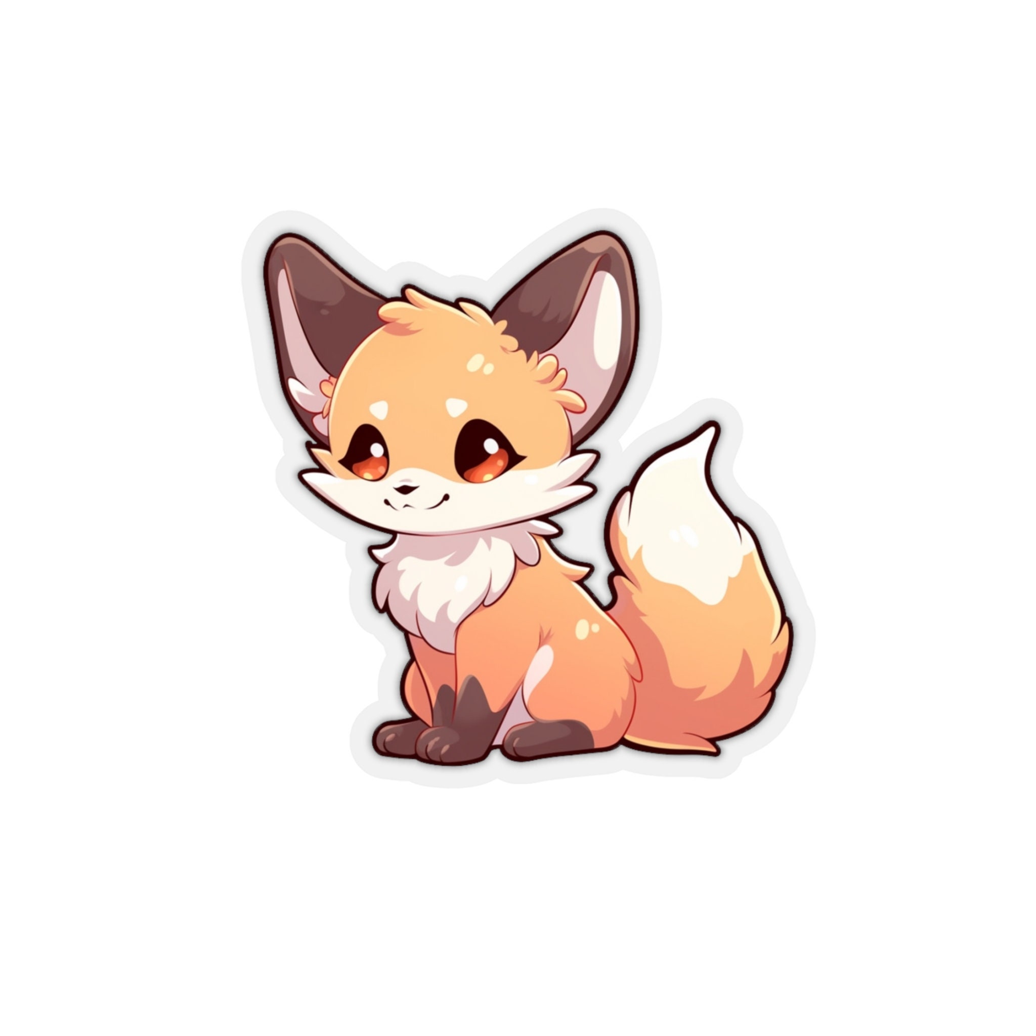 Cute Adorable Fox Stickers, Kawaii Stickers, Cute Animal Stickers ...