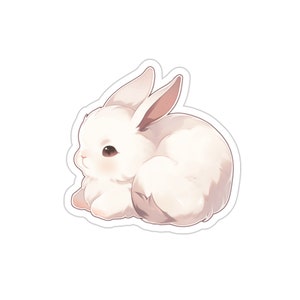 Cute Adorable Bunny Stickers, Kawaii Stickers, Cute Animal Stickers ...
