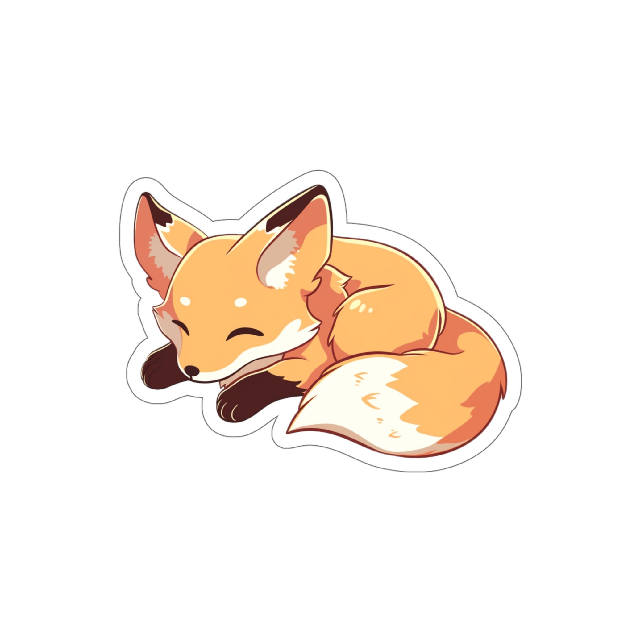 Cute Adorable Fox Stickers, Kawaii Stickers, Cute Animal Stickers ...