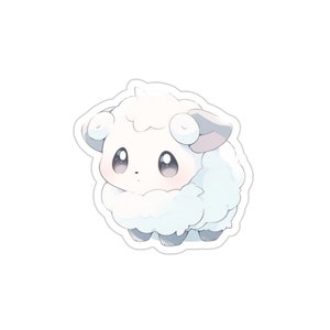 Cute Adorable Sheep Stickers, Kawaii Stickers, Cute Animal Stickers ...