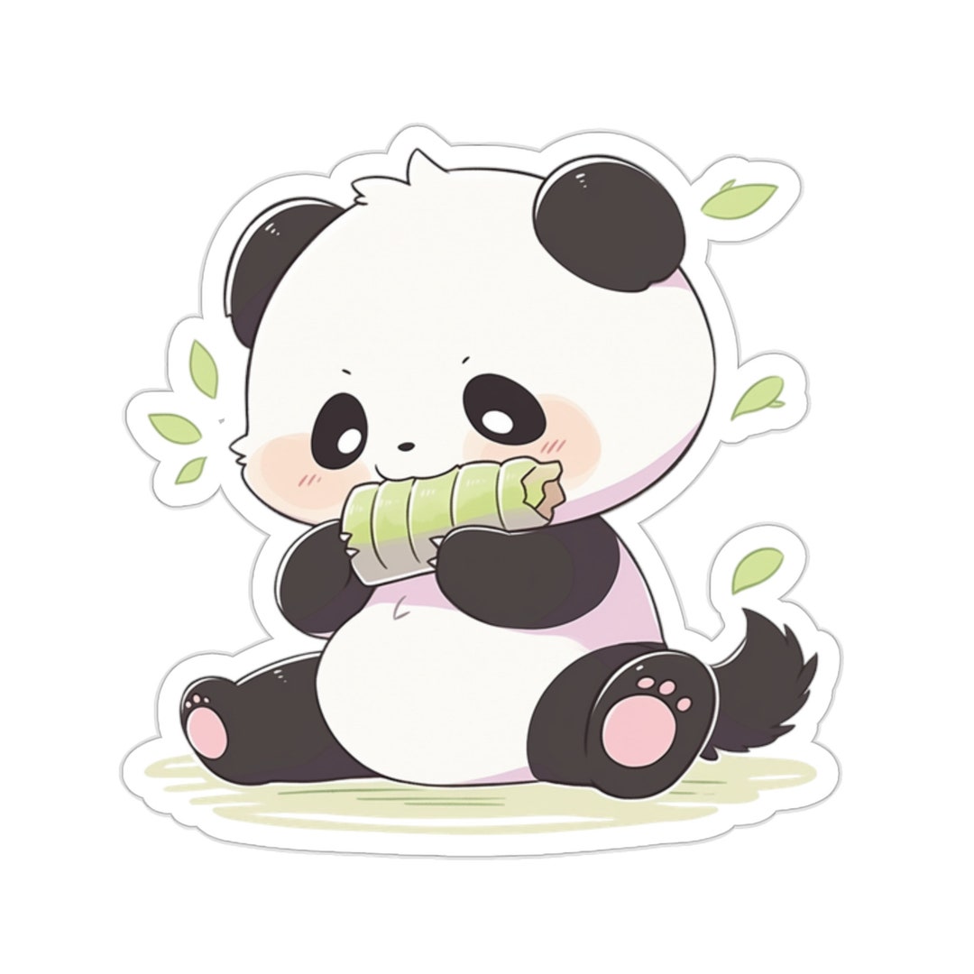 Cute Adorable Panda Stickers, Kawaii Stickers, Cute Animal Stickers ...