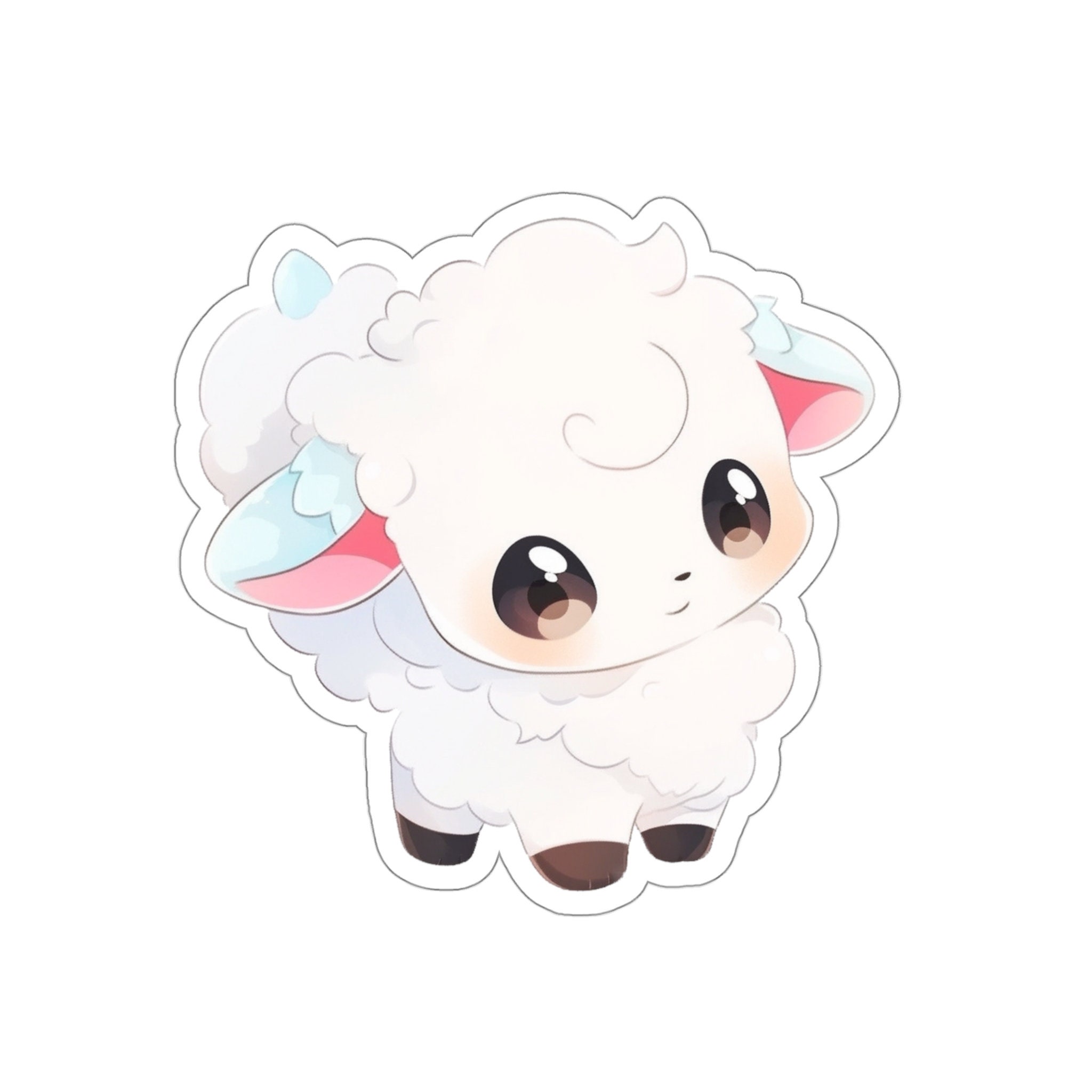 Cute Adorable Sheep Stickers, Kawaii Stickers, Cute Animal Stickers ...