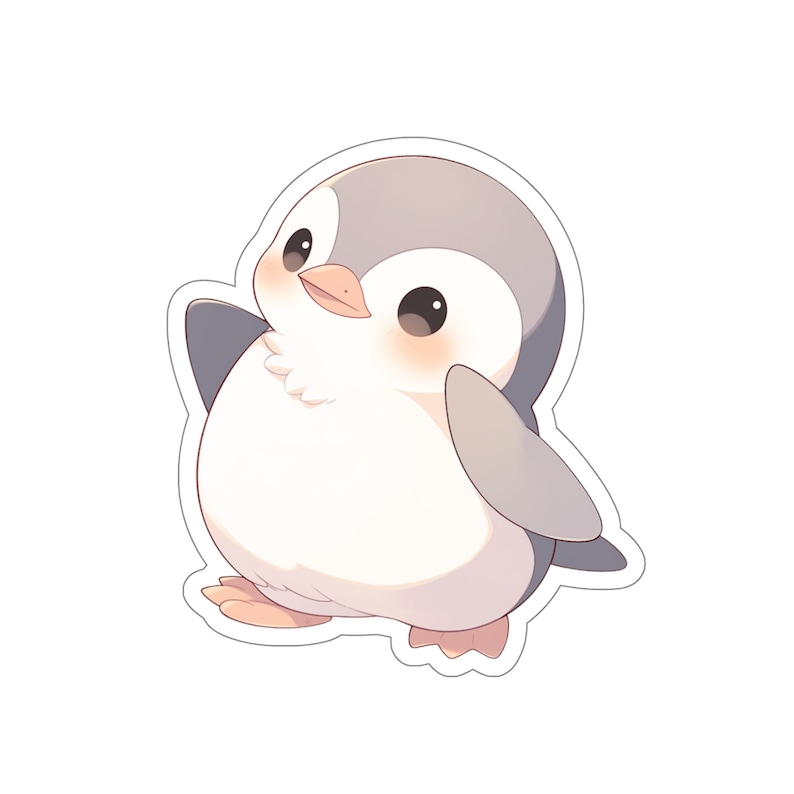Cute Adorable Penguin Stickers, Kawaii Stickers, Cute Animal Stickers ...