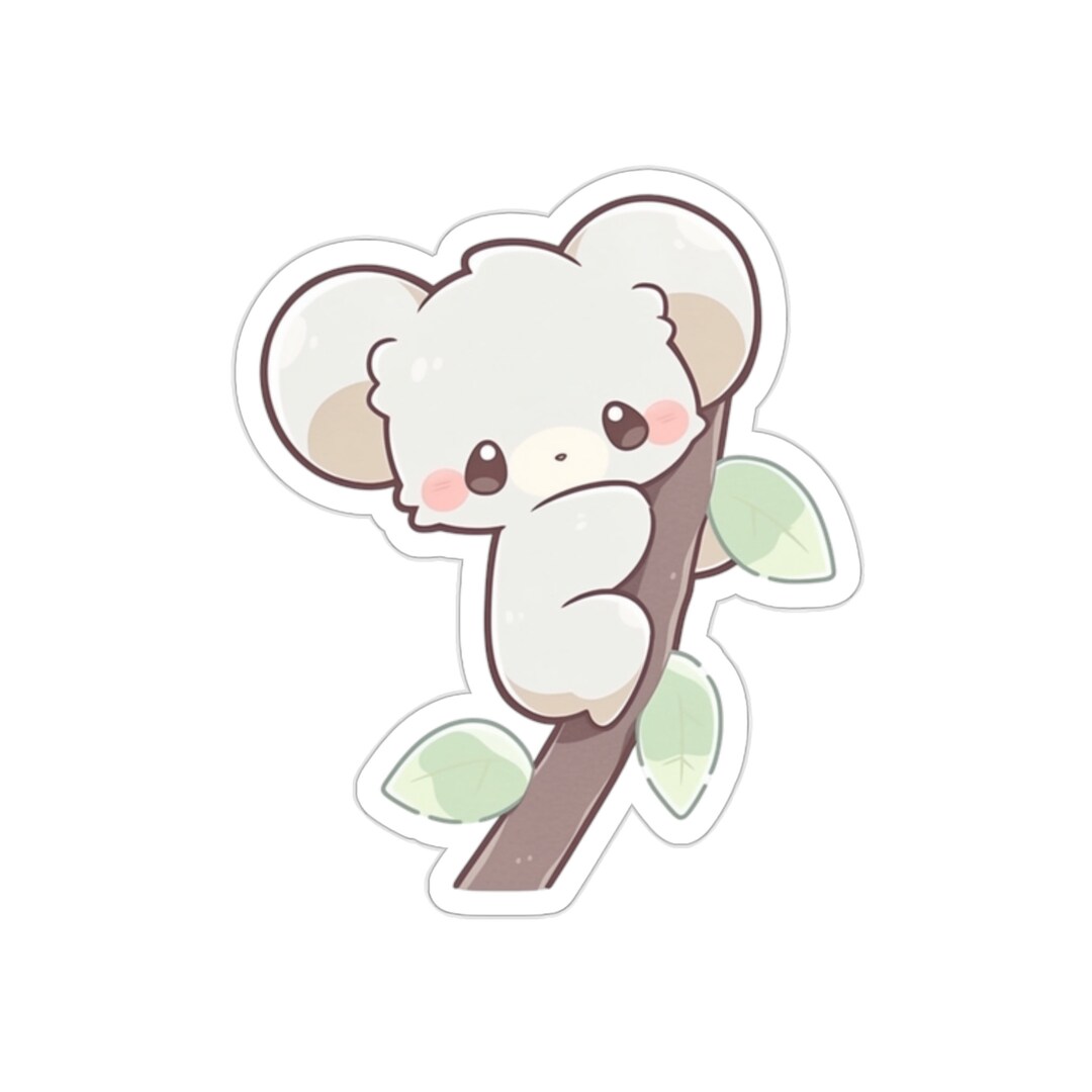 Cute Adorable Koala Stickers, Kawaii Stickers, Cute Animal Stickers ...