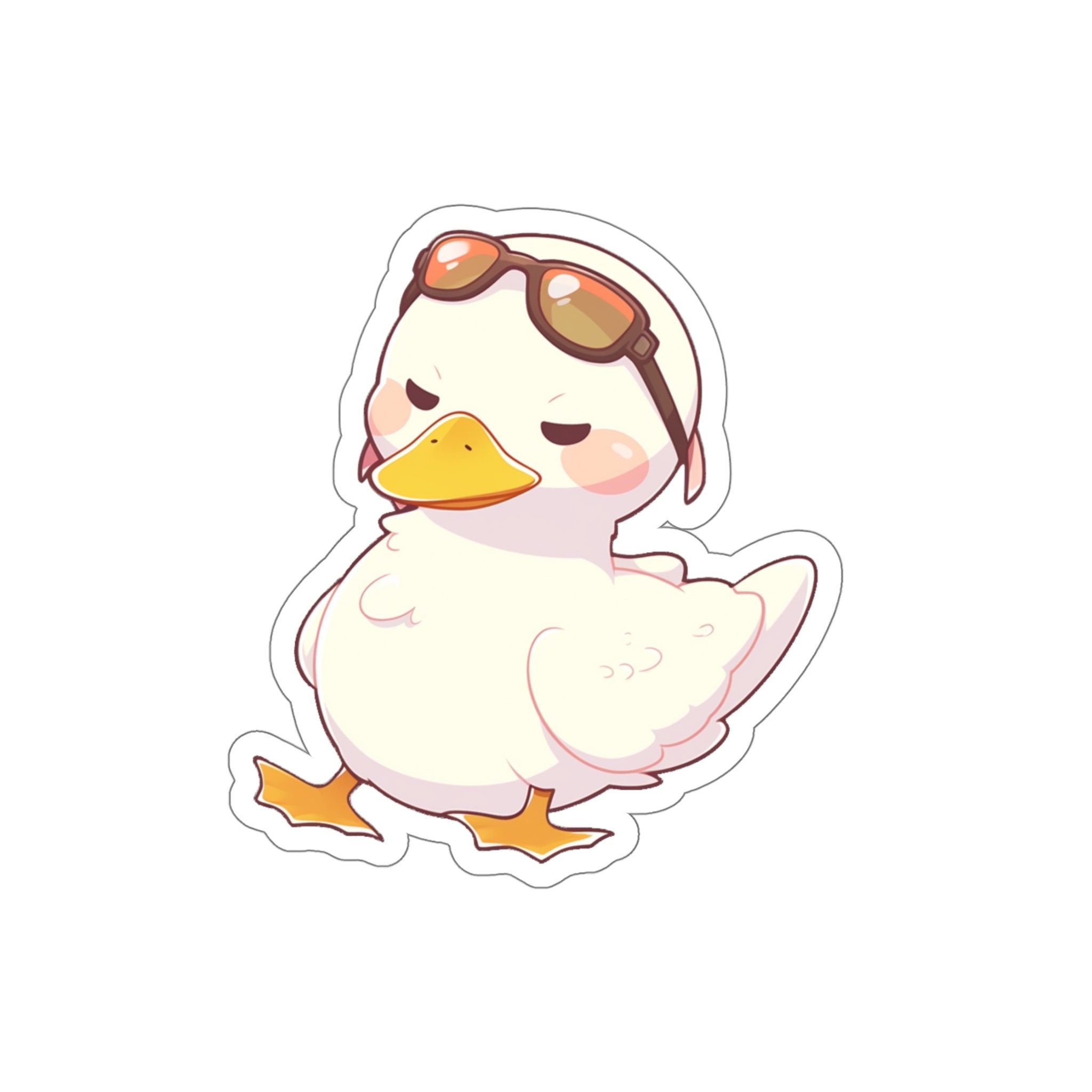 Cute Adorable Duck Stickers, Kawaii Stickers, Cute Animal Stickers ...