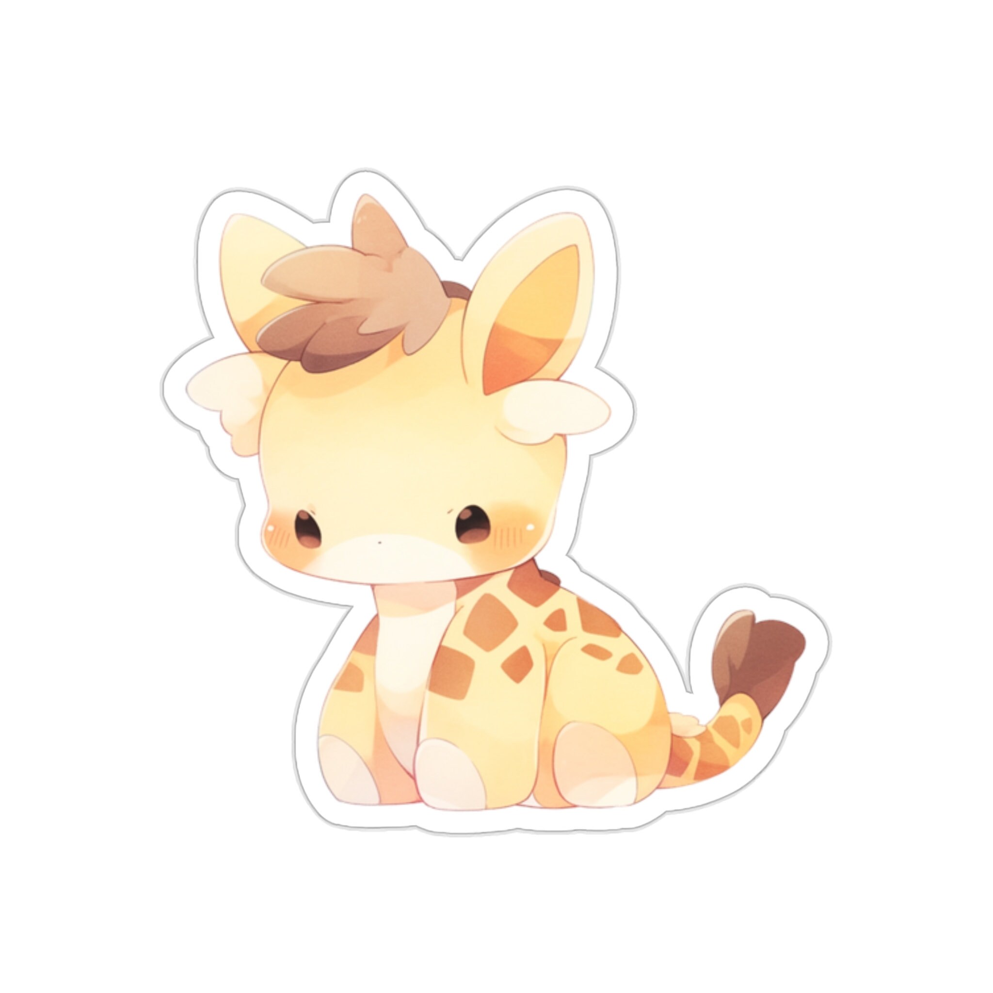 Cute Adorable Giraffe Stickers, Kawaii Stickers, Cute Animal Stickers ...