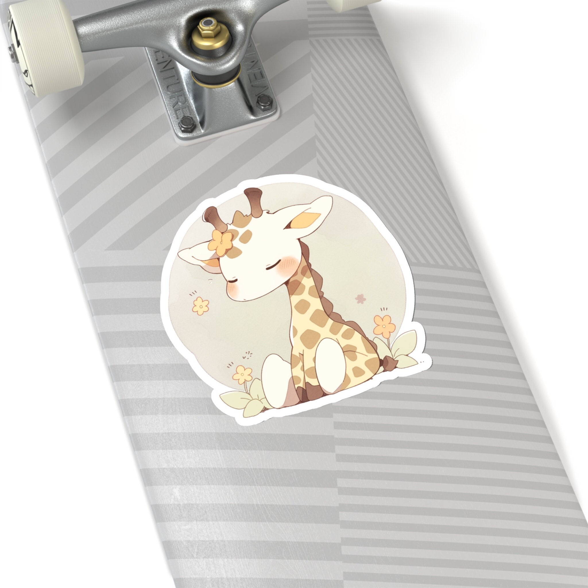 Cute Adorable Giraffe Stickers, Kawaii Stickers, Cute Animal Stickers ...