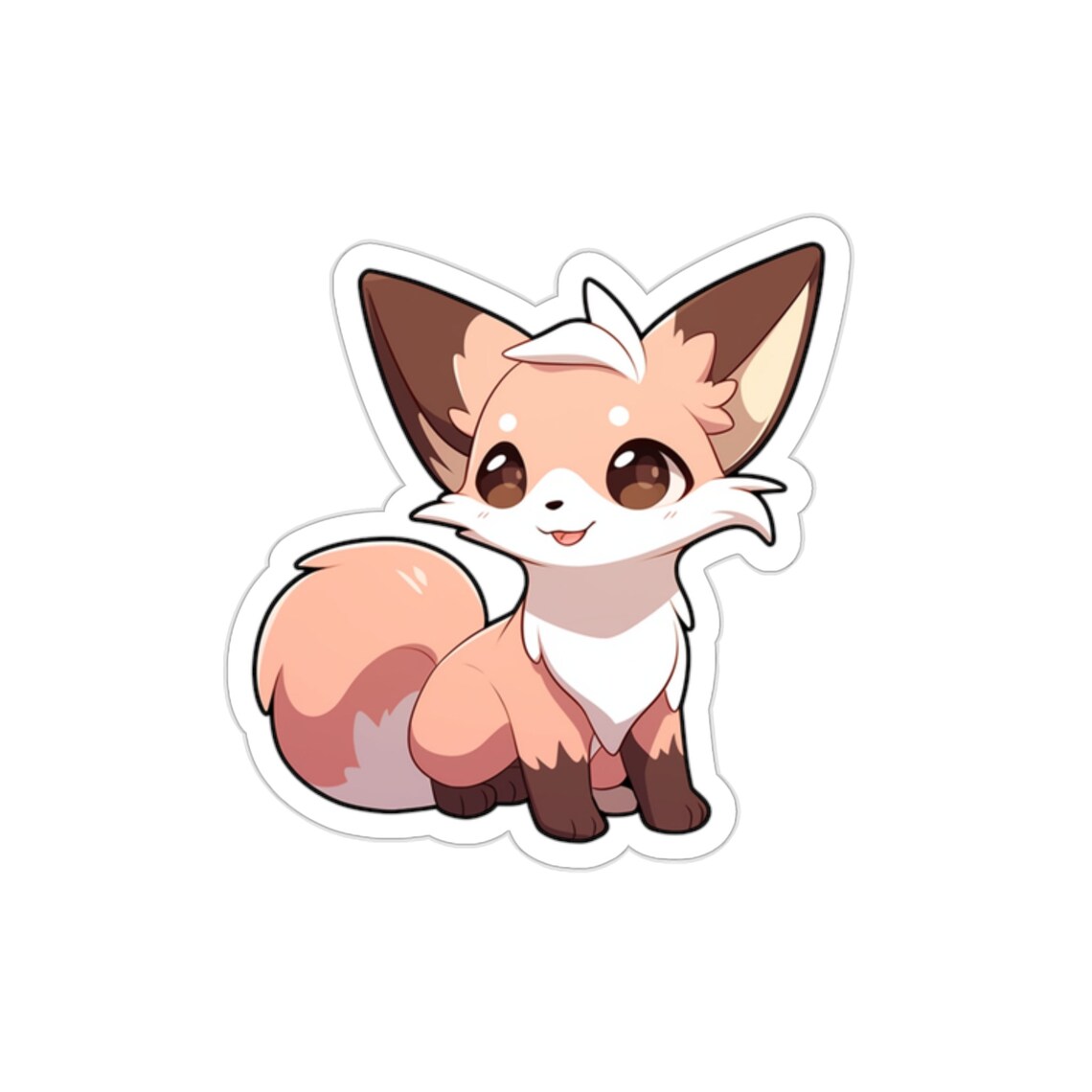 Cute Adorable Fox Stickers, Kawaii Stickers, Cute Animal Stickers ...