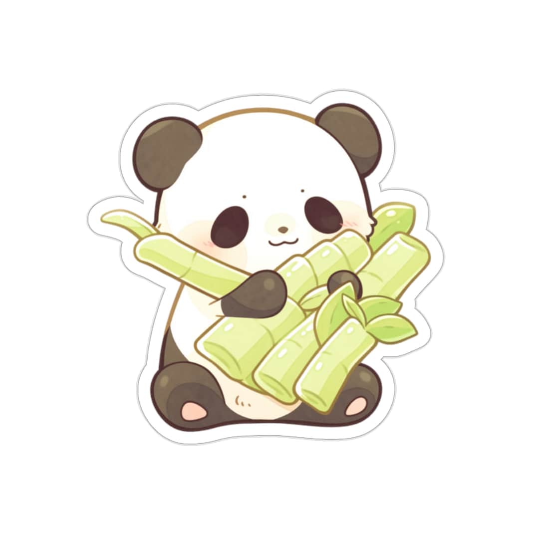 Cute Adorable Panda Stickers, Kawaii Stickers, Cute Animal Stickers ...