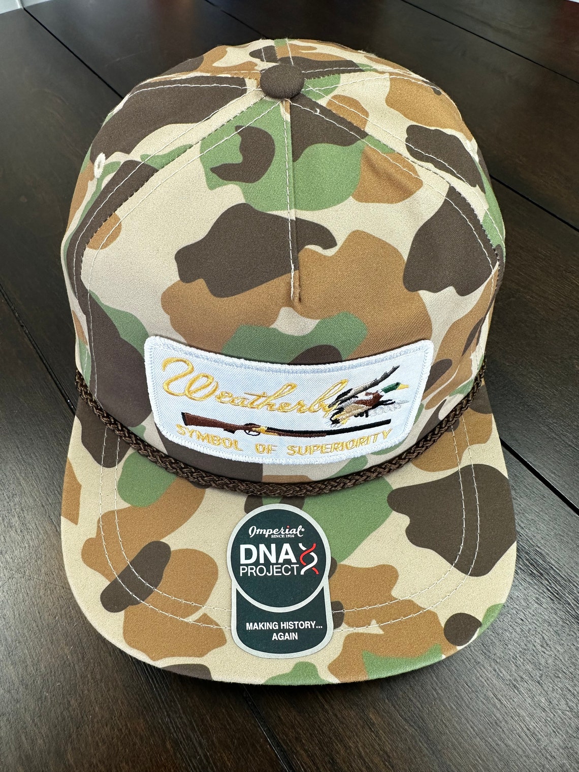 Imperial DNA Project the Aloha Rope Camo Cap Paired With a Vintage Weatherby Patch Making This ...