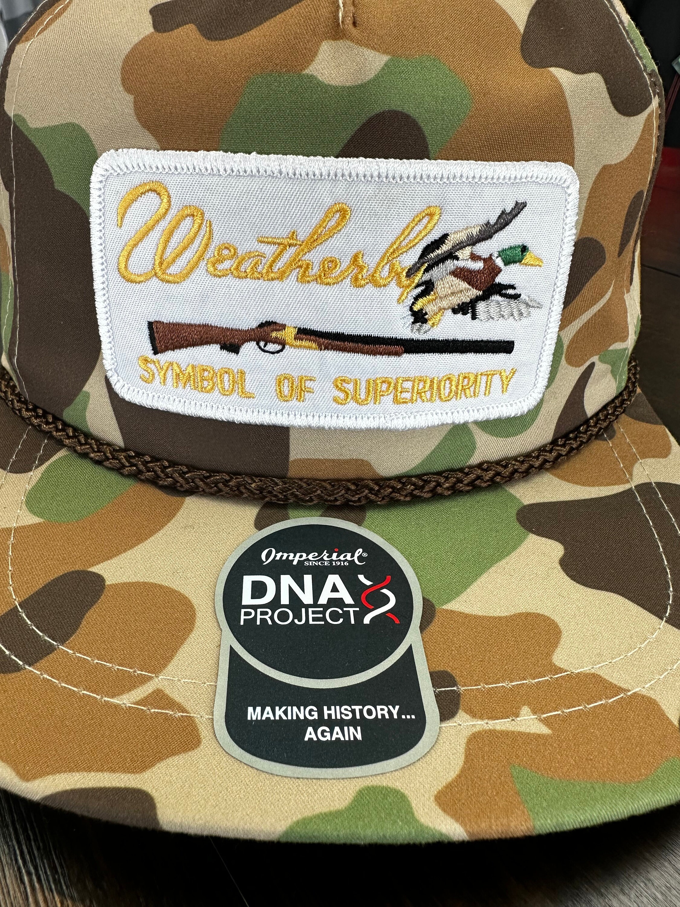 Imperial DNA Project the Aloha Rope Camo Cap Paired With a Vintage Weatherby Patch Making This ...
