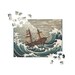 Typhoon Sail Puzzle – Japanese Yamato Art – Nautical Adventure – Unique ...