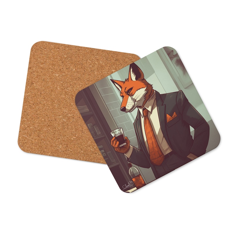 Fox Coaster - Etsy