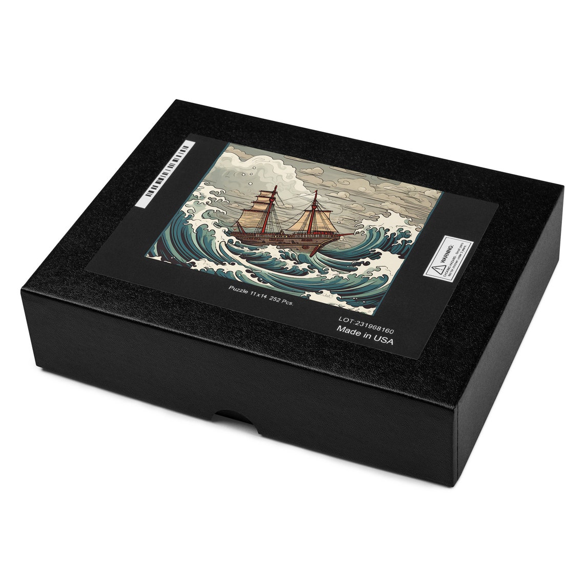 Typhoon Sail Puzzle – Japanese Yamato Art – Nautical Adventure – Unique ...