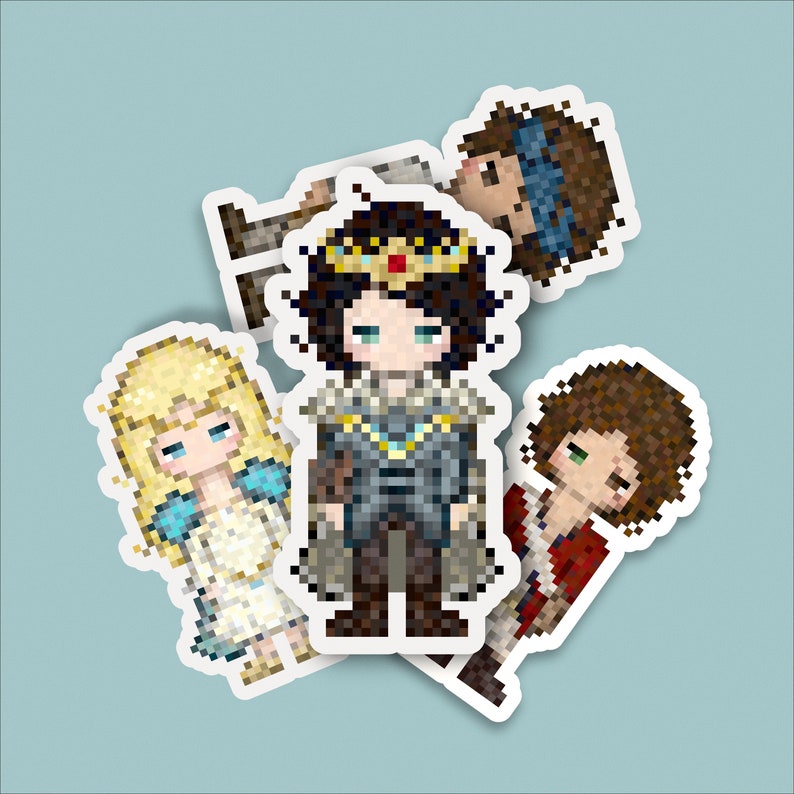 Identityv Patient Sticker Transparent Emil Mesmer Pixelart - Etsy